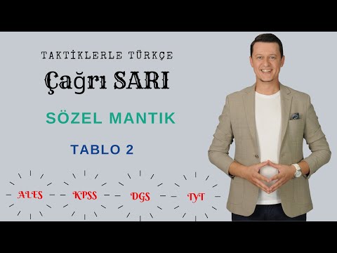 Sözel Mantık Tablo 2 (2. Ders)