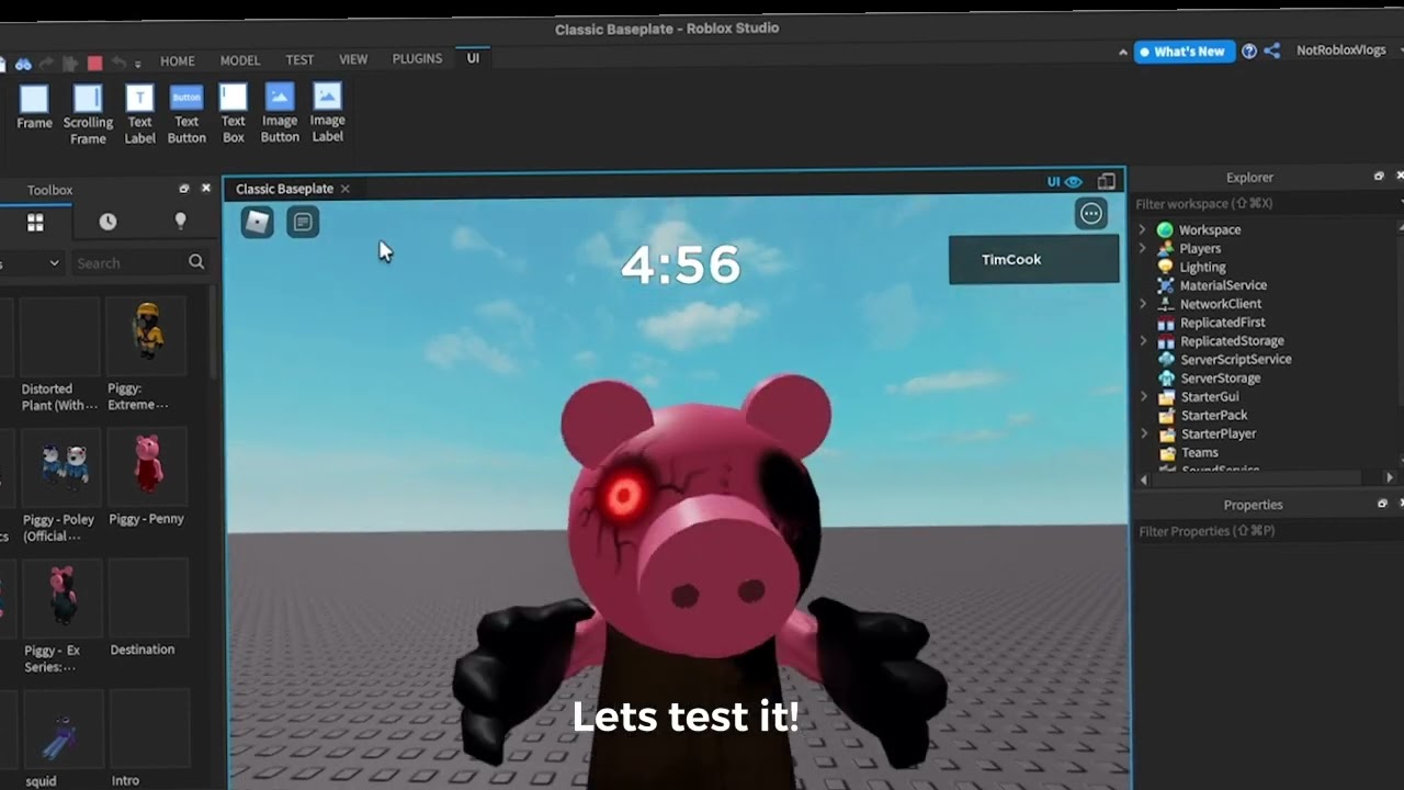 How to make a timer like piggy! - YouTube