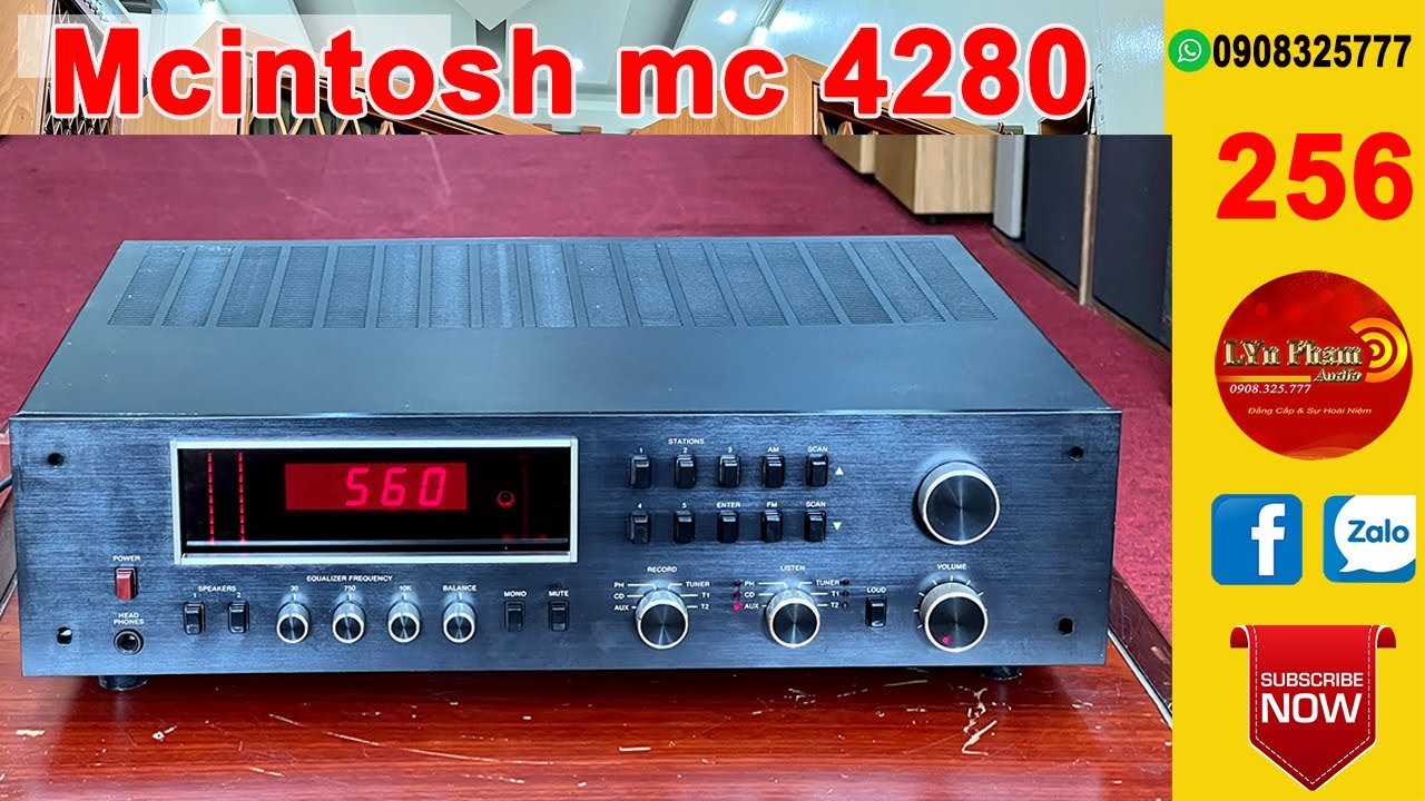 Amply Mcintoch Mac 4280 kim cương đen tuyệt phẩm siêu hiếm | 0908325777 ...