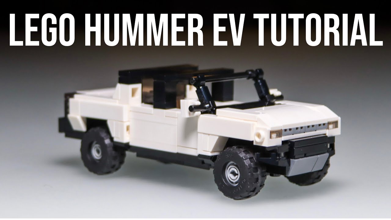 LEGO GMC Hummer EV Moc Build Tutorial - YouTube
