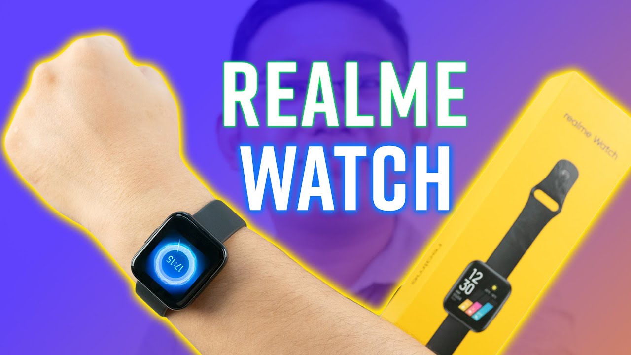 Mở hộp Realme Watch: thiết kế Apple Watch, tính năng Mi Band - YouTube
