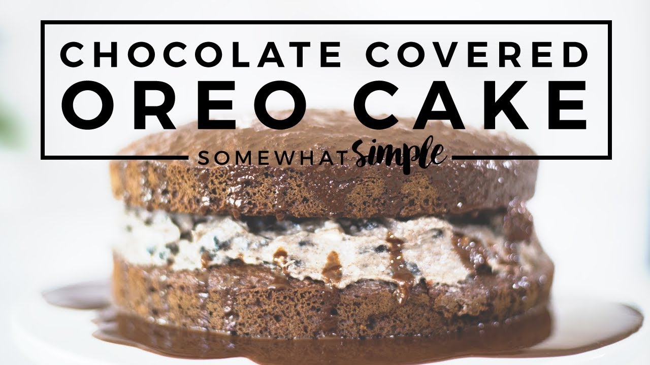 Incredibly EASY Chocolate Covered Oreo Cake! - YouTube