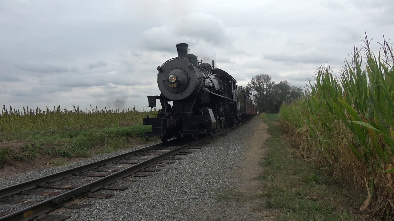 475 Strasburg railroad Steam engine - YouTube