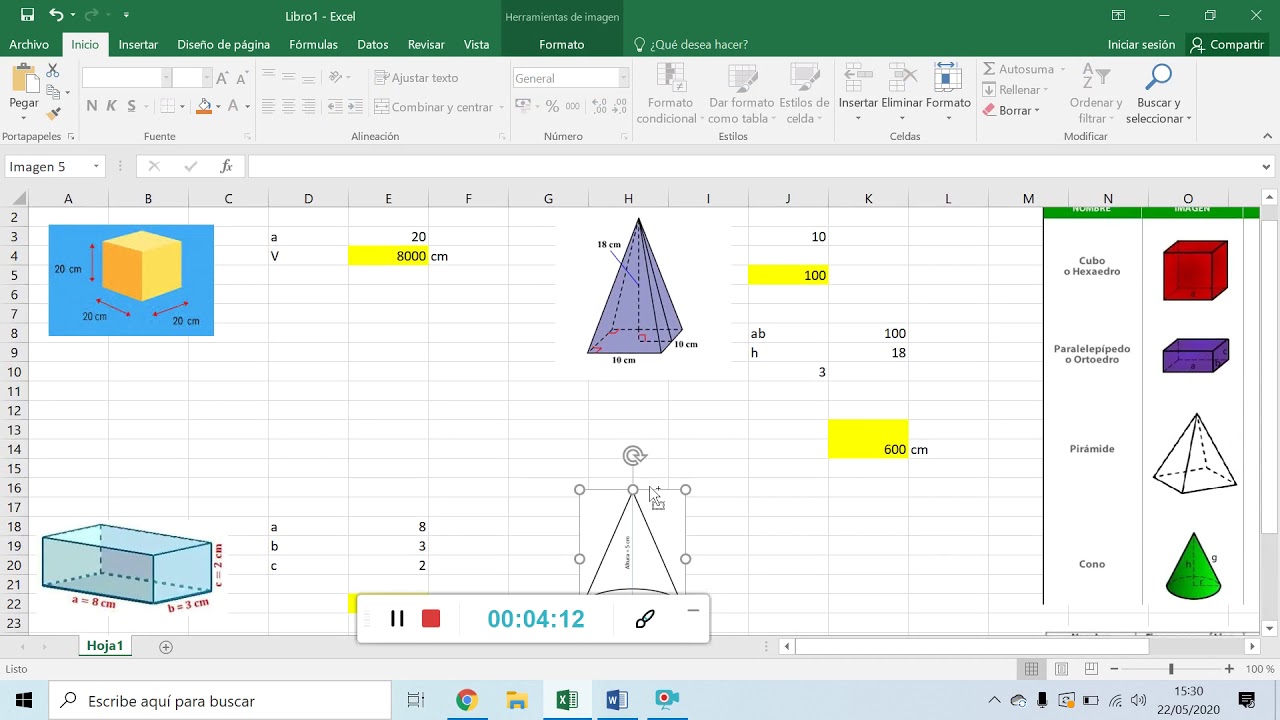 Excel volumen - YouTube