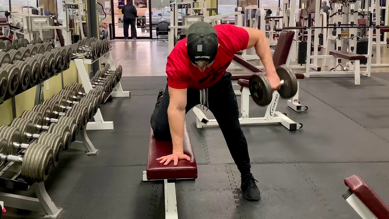 Dumbbell Pronated Grip Row - YouTube