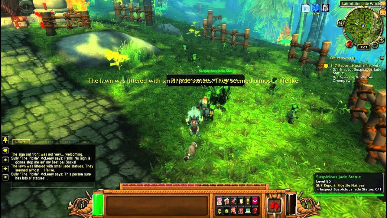 SI:7 Report: Hostile Natives Quest - World of Warcraft - YouTube