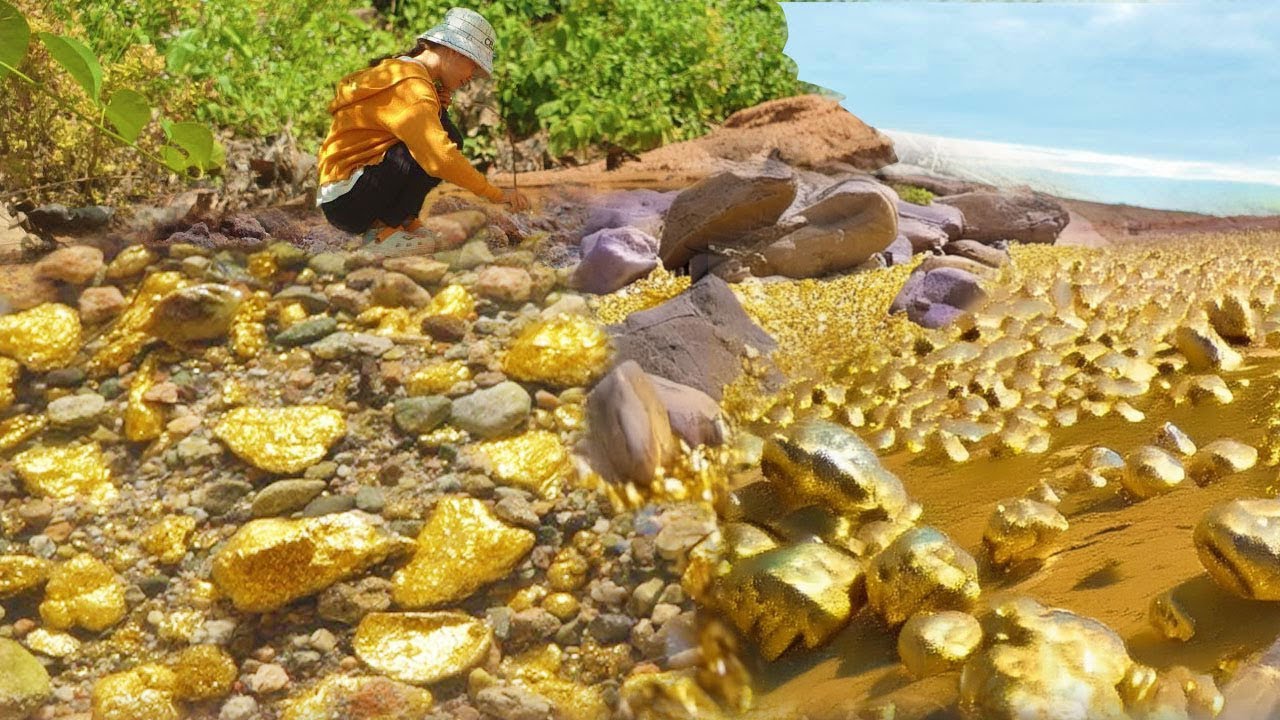 Golden River! These gold riches can be found in flow water and under ...