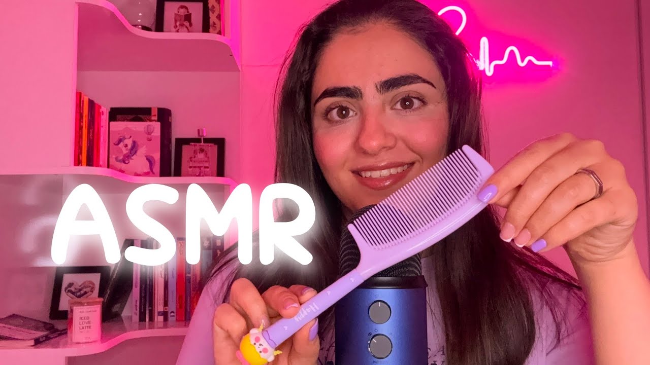 ASMR Mic Scratching & Hair Comb Lollipop Eating + Unique Triggers for ...