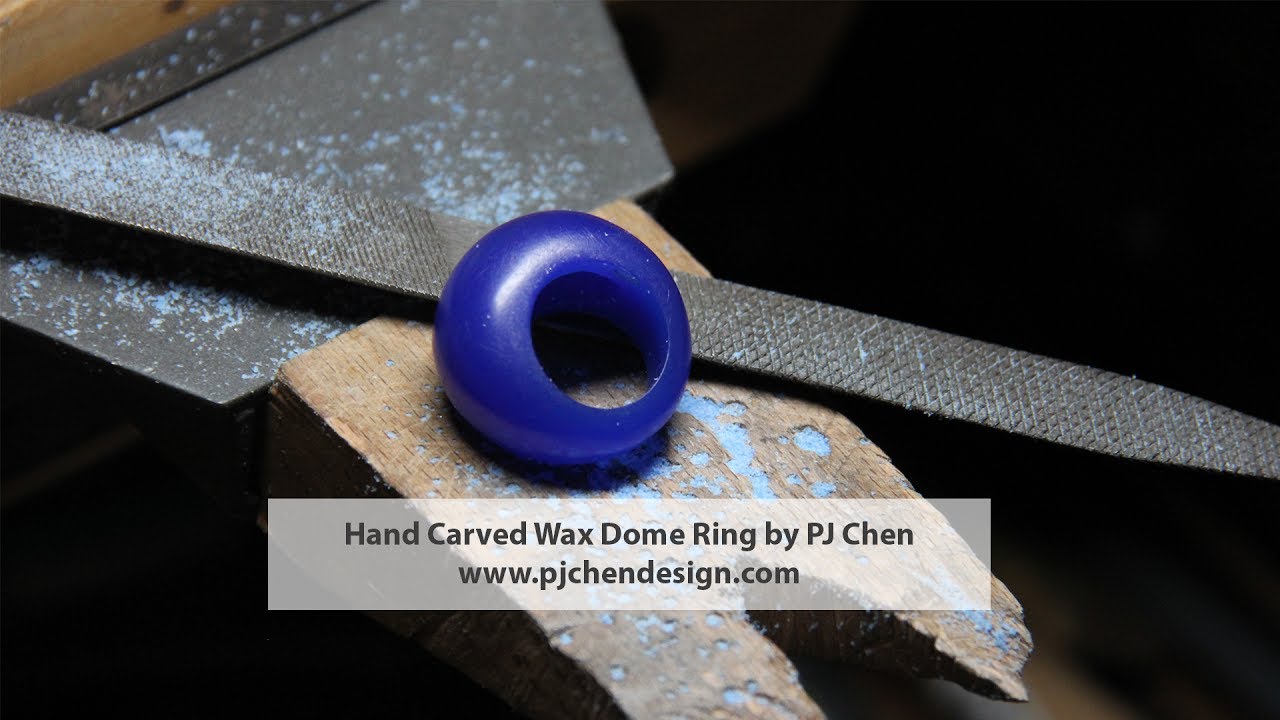 Jewelry Design and Fabrication- How to Hand Carved a Wax Dome Ring ...
