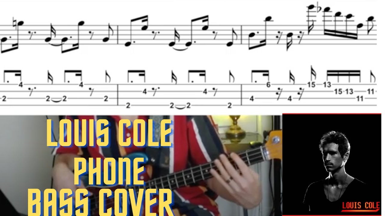 Louis Cole - Phone (Bass Cover with Notation and Tab) - YouTube