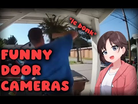 Funniest door cameras reaction - YouTube
