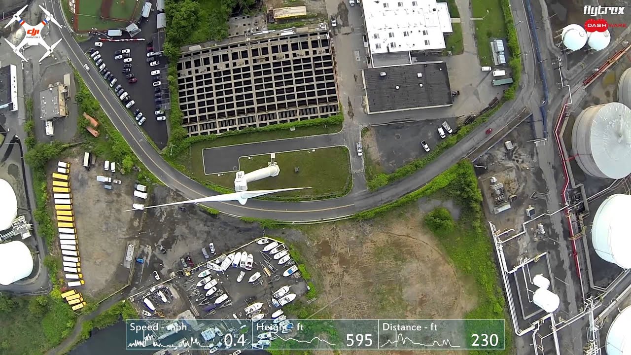 DJI Phantom - Windmill in Bayonne NJ - YouTube