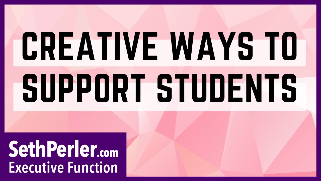 Creative ways to support students, an in-depth discussion - YouTube
