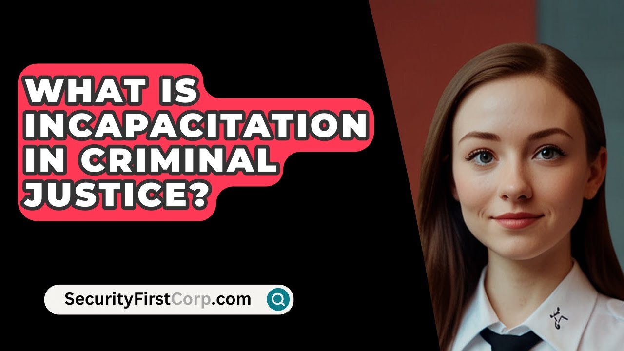 What Is Incapacitation In Criminal Justice? - SecurityFirstCorp.com ...