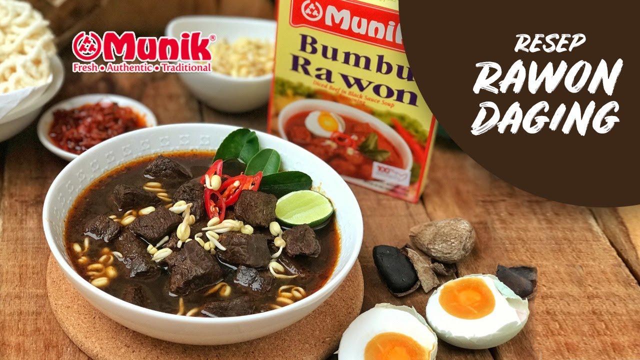 Resep Rawon Daging Sapi, Luar Biasa Praktis dan Enak - YouTube