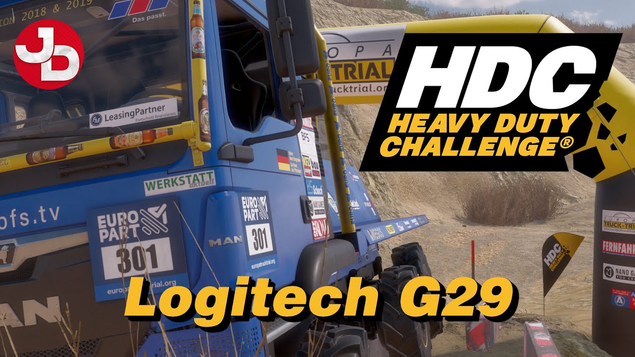 Heavy Duty Challenge using the Logitech G29 steering wheel - YouTube