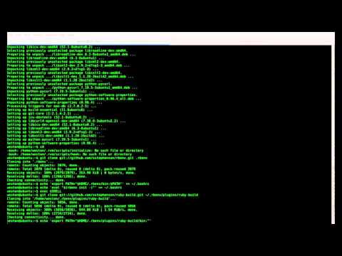 Linux Tutorials: Install Ruby using Rbenv - YouTube