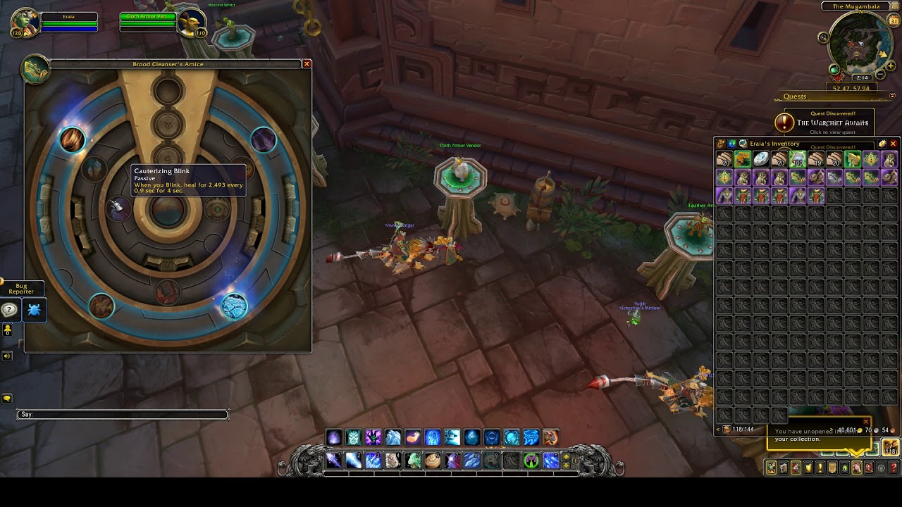 Mage Dungeons Gear Azerite Traits WoW - YouTube