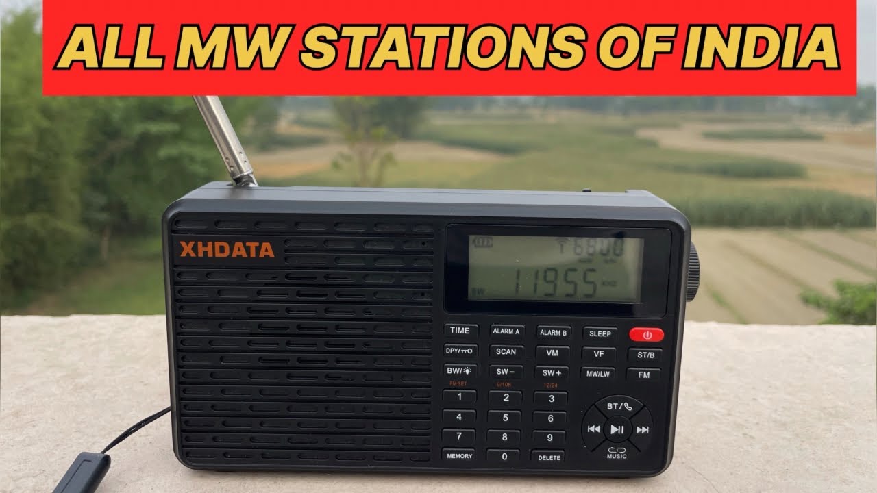 PART-1 Tuning Of All Medium Wave Stations On My XHDATA D109 Radio # ...