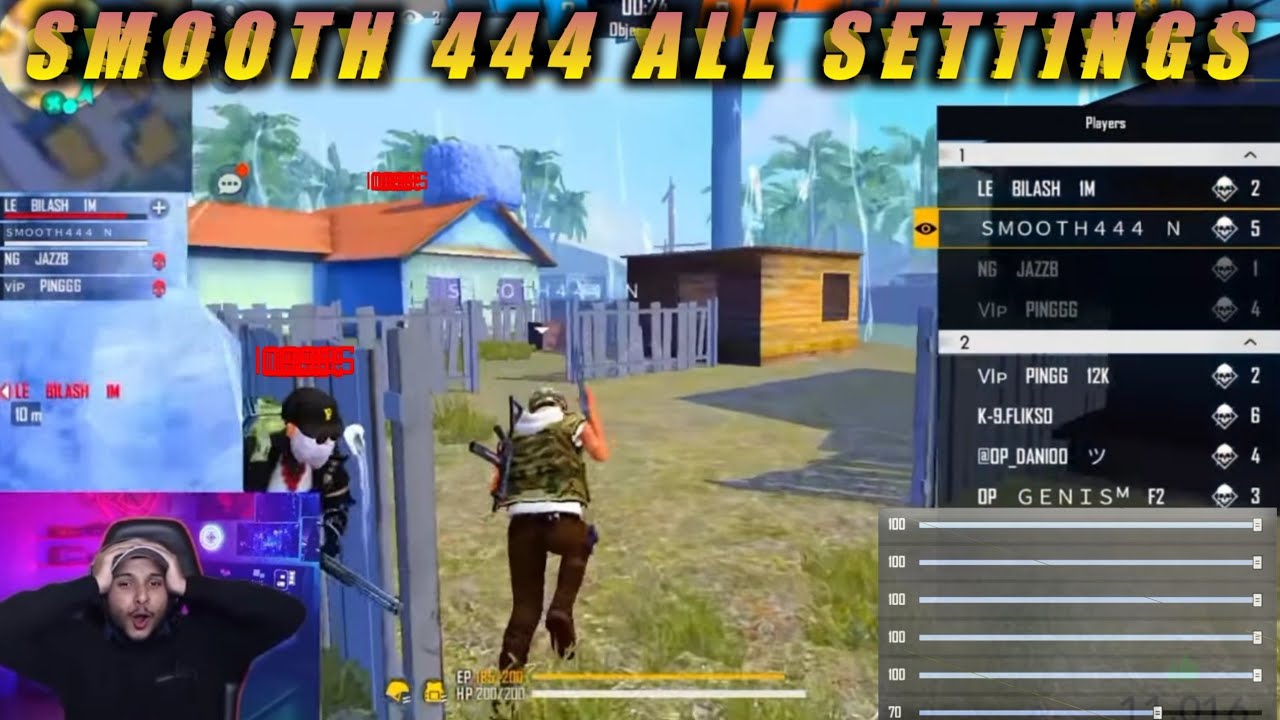 smooth 444 ka new sensitivity settings 2022 | smooth444 ka sensitivity ...