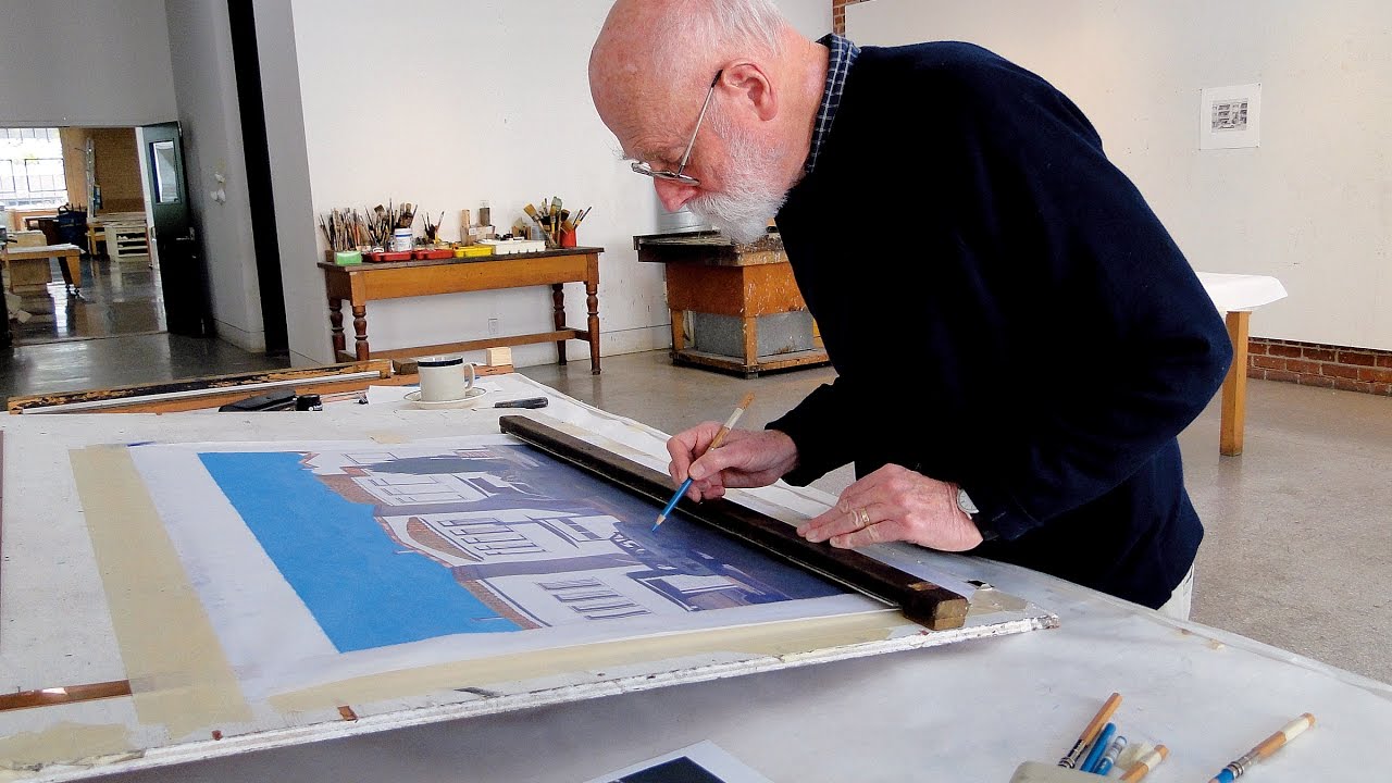 Robert Bechtle at Crown Point Press, 2011 (5 minutes) - YouTube