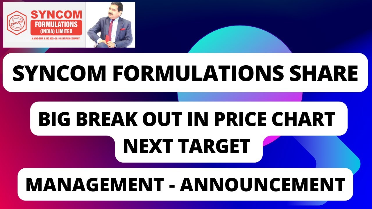 Syncom Formulation Share Latest News Today | Syncom Formulation Share ...