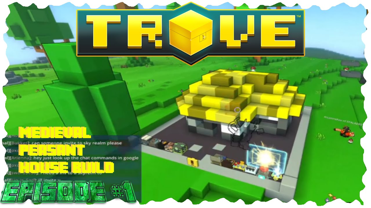 Trove EP.1: Medieval Peasant House Build - YouTube