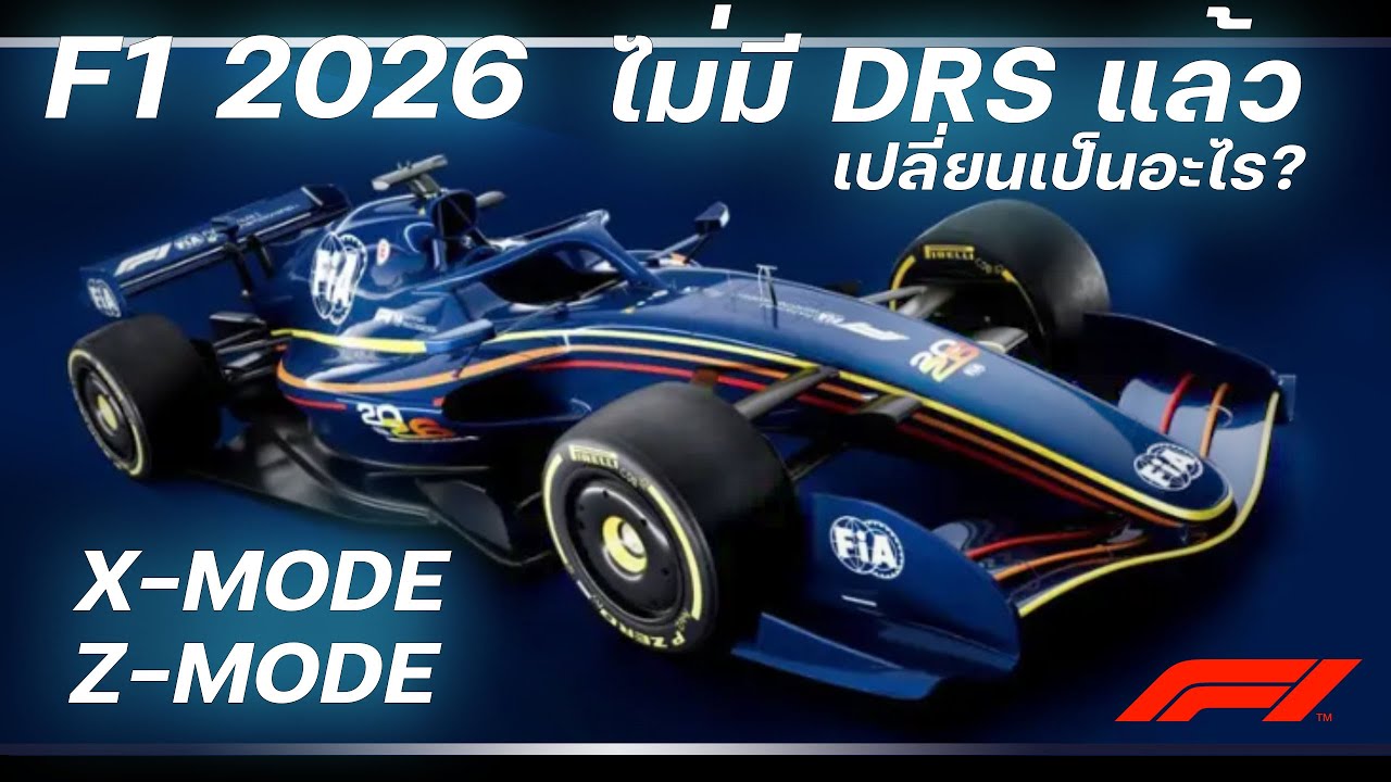 F1 2026 : DRS จะหายไป? ทำความเข้าใจ Active Aerodynamics ใหม่ใน F12026 ...