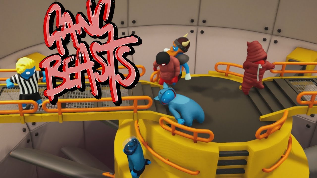 Red vs. Blue - GANG BEASTS [MELEE] PS5 Gameplay - YouTube