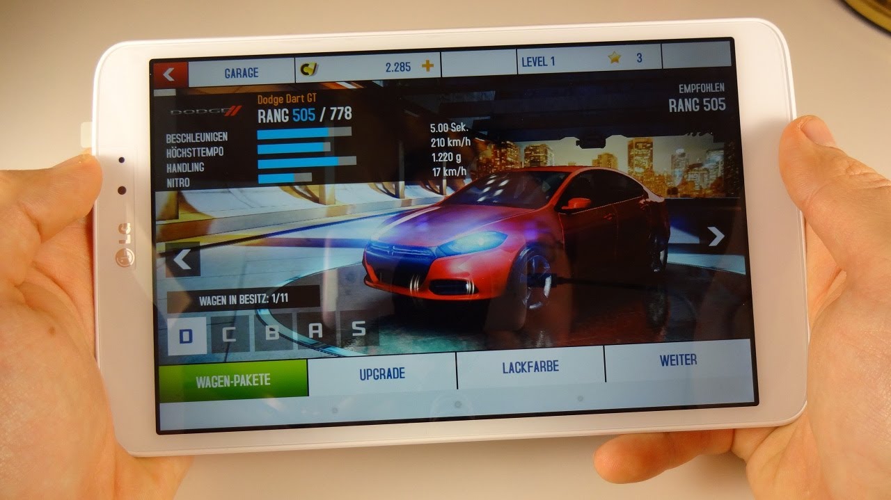 LG G Pad 8.3 Gaming Spiele Test | TBLT.de - YouTube