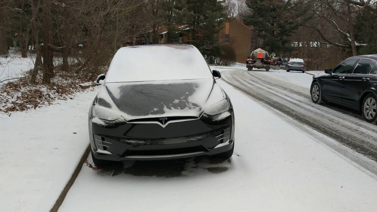 Road Salt Being Applied To My TESLA :( - YouTube