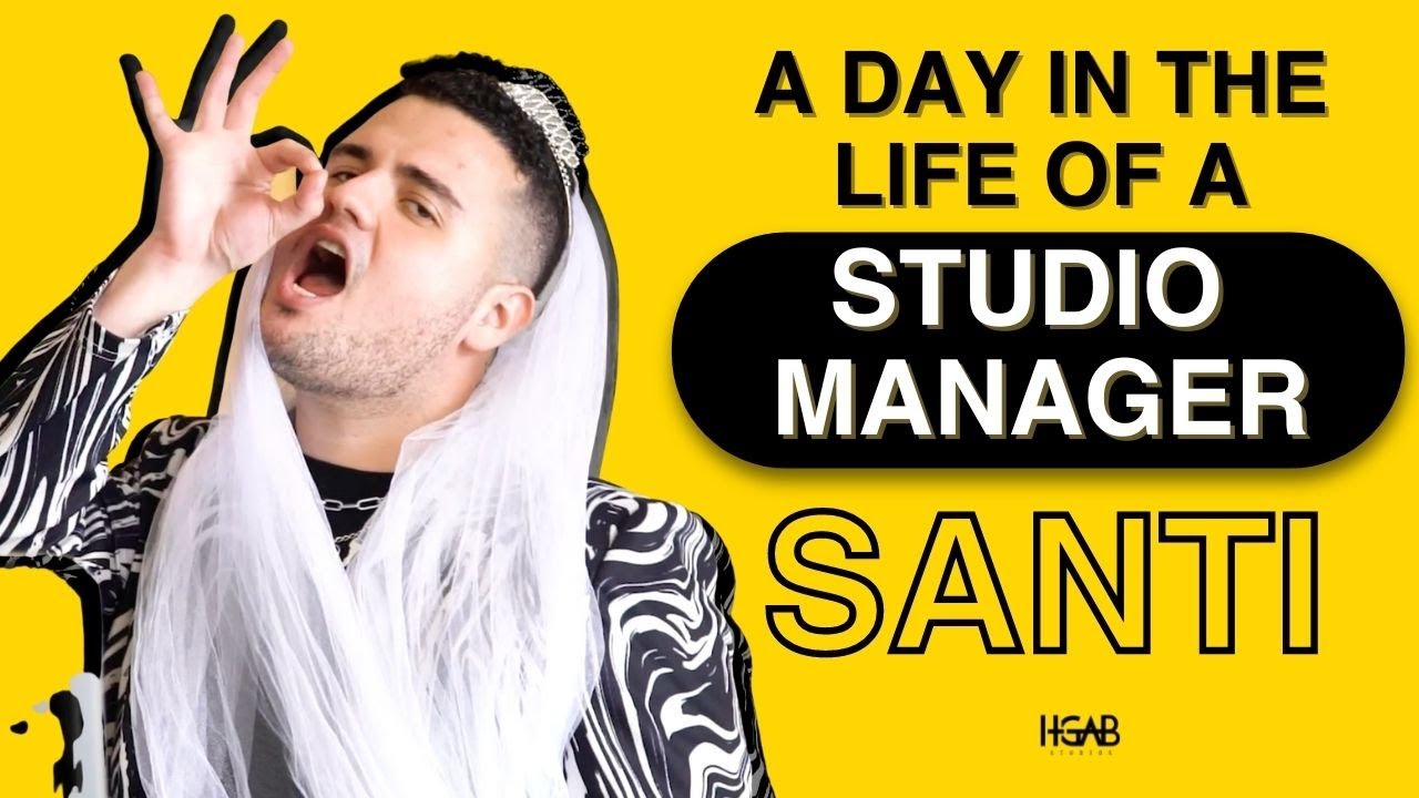 A DAY IN THE LIFE OF A STUDIO MANAGER: SANTI - YouTube