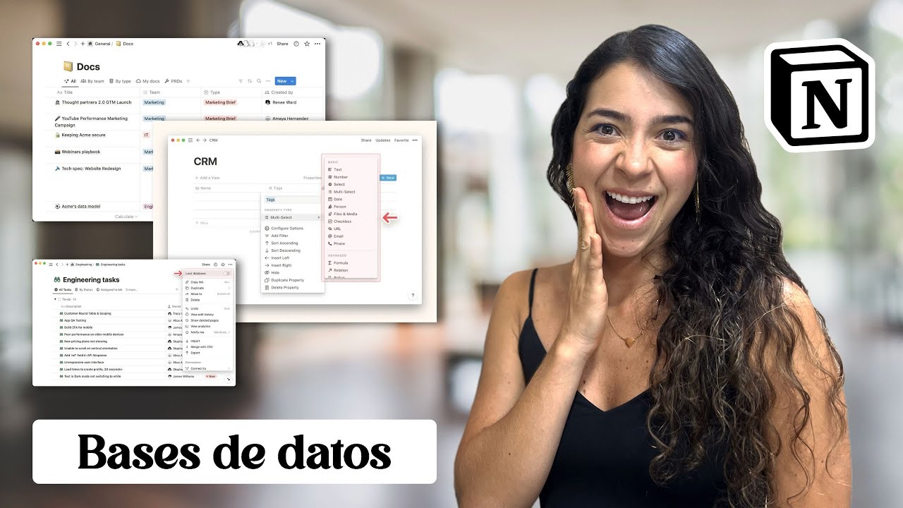 Cómo usar Notion: Guía completa sobre Bases de Datos - YouTube