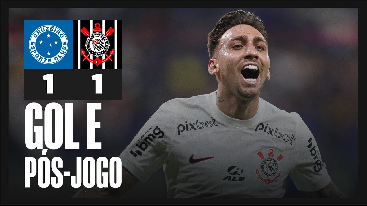 Gol e Pós-jogo | Cruzeiro 1 x 1 Corinthians | Campeonato Brasileiro ...