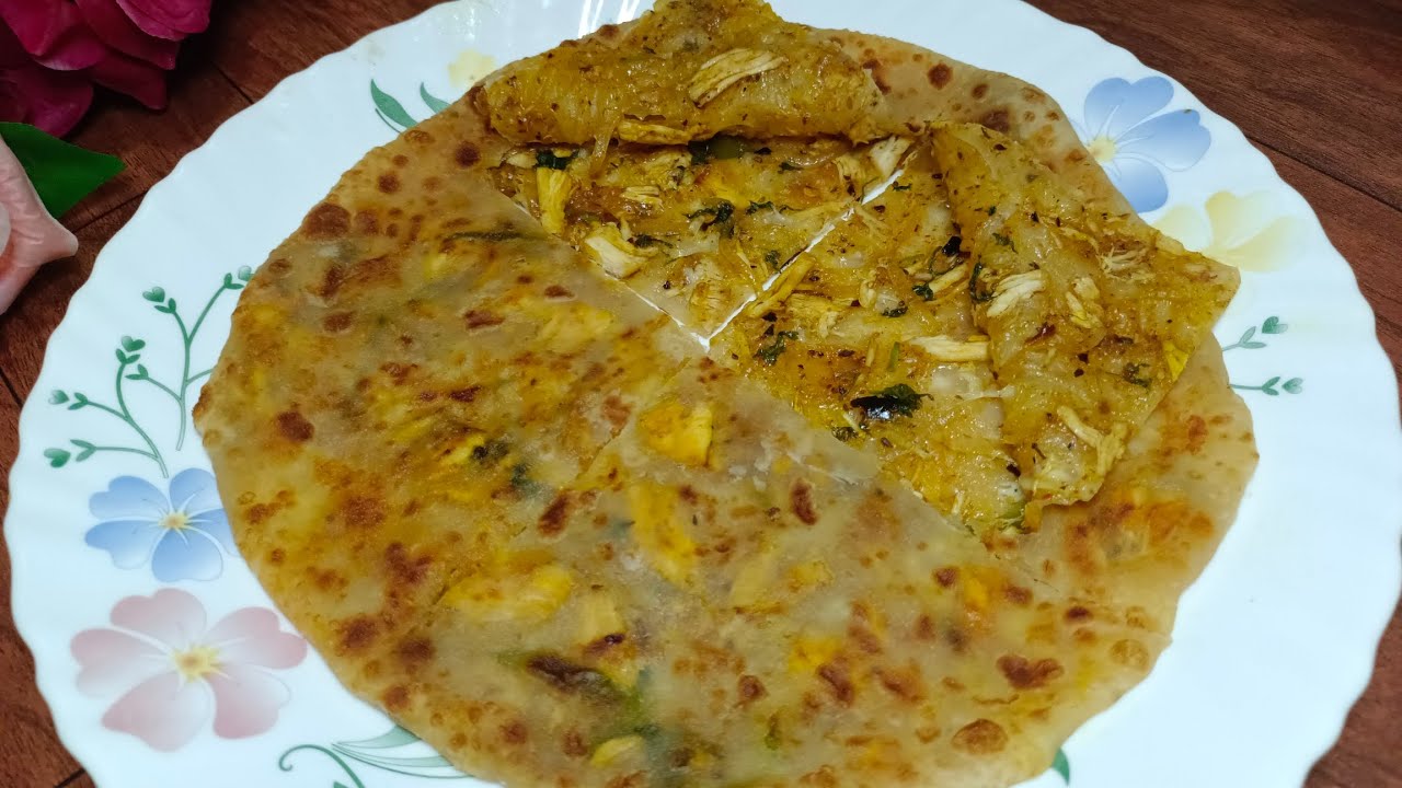Chicken stuffed paratha/ Chicken cheese Paratha - YouTube