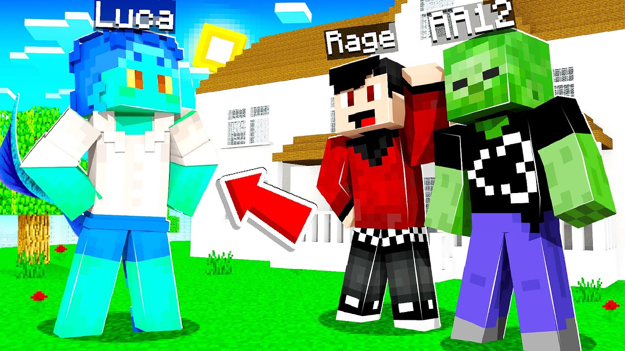 I FOUND LUCA IN MINECRAFT BLOCK CITY! - YouTube