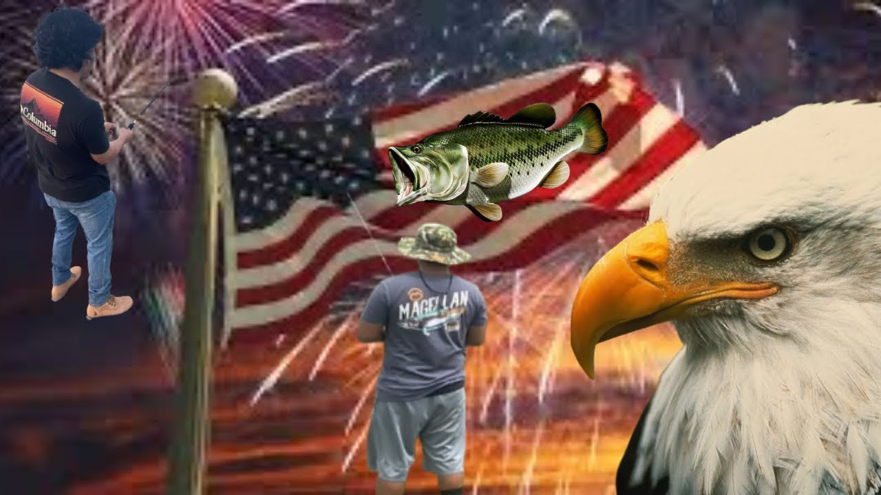 4TH OF JULY FISHING!!!!!WE CAUGHT BIG BASS - YouTube