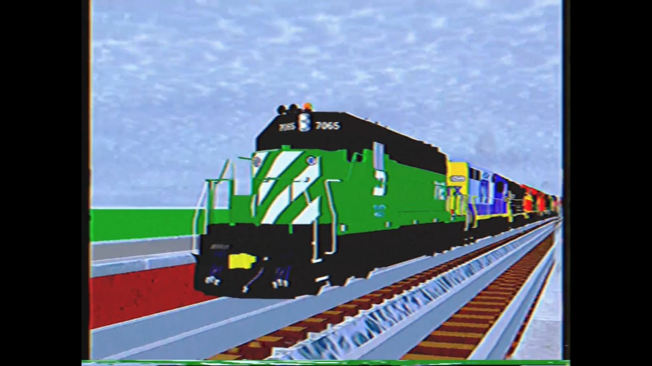 Ro-Scale Sandbox: Short CSX Freight 26 - Green Railroad Power Move ...