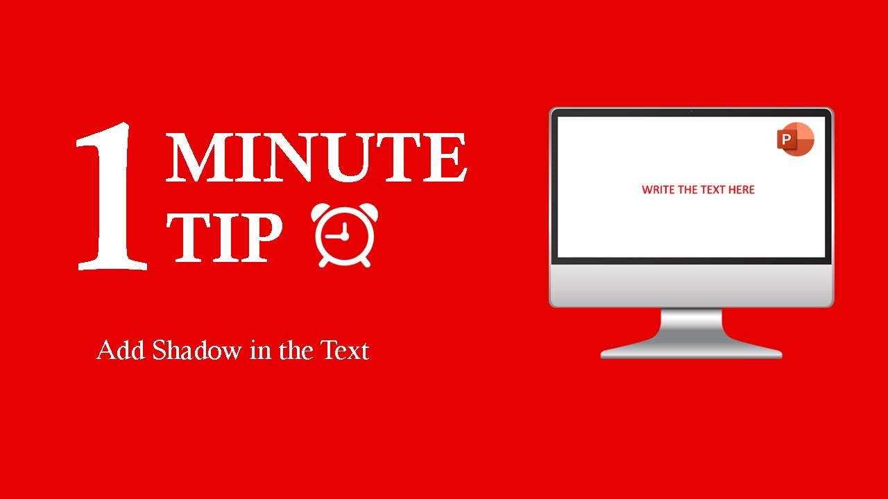 How to Add Shadow in the Text in PowerPoint - YouTube
