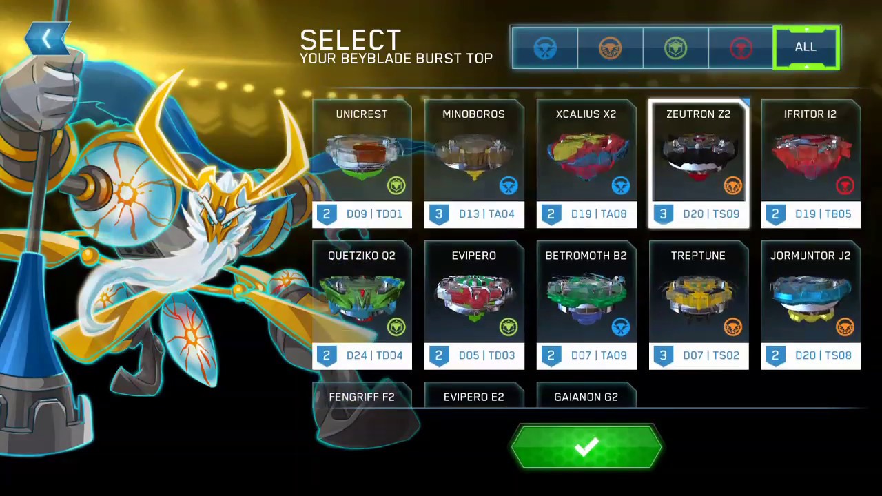 Beyblade Burst Hasbro App: Zeutron Z2 vs Doomscizor - YouTube