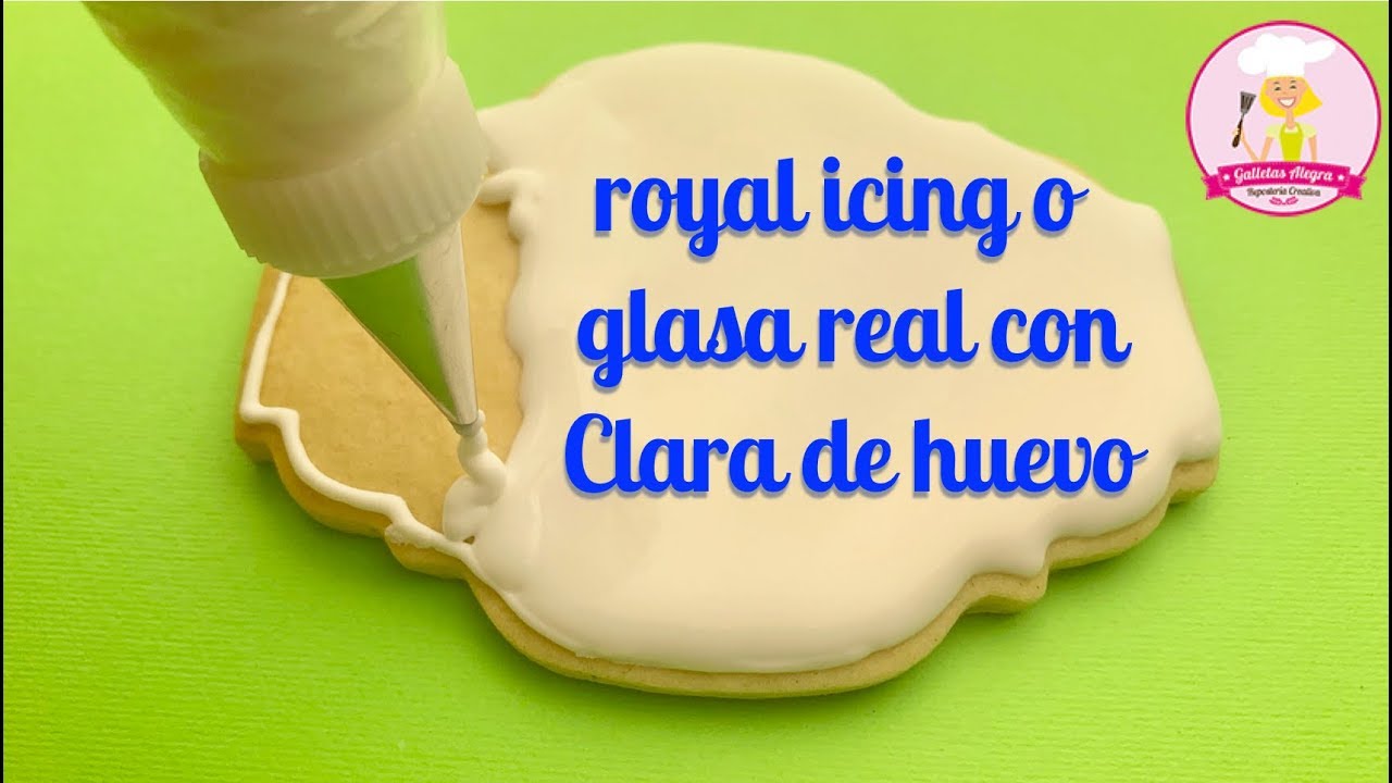 RECETA GLASA REAL O ROYAL ICING CON CLARA DE HUEVO | GLASA REAL ROYAL ...