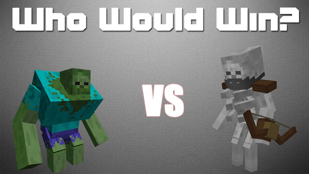 Mutant Skeleton vs Mutant Zombie - Who Would Win 6 - YouTube