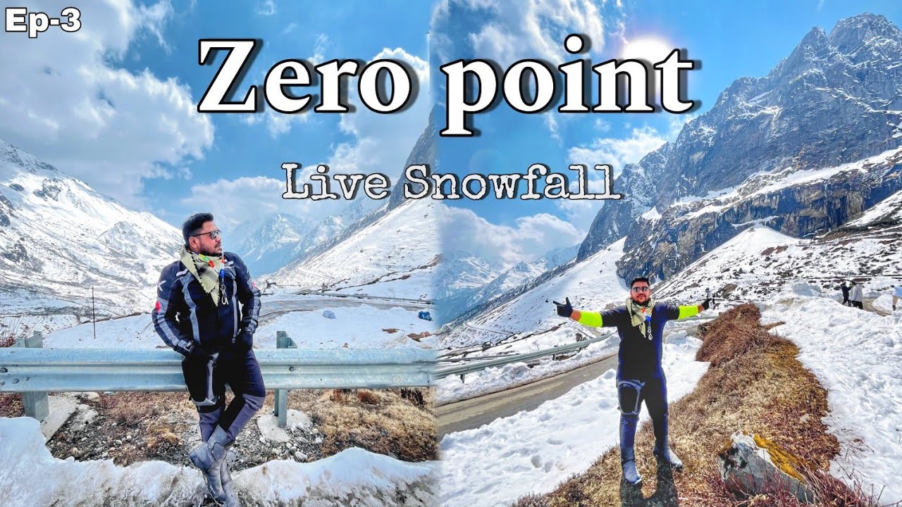 Zero point Live Snowfall in North Sikkim 🥶Yumthang valley to Zero point Ep-3 - YouTube