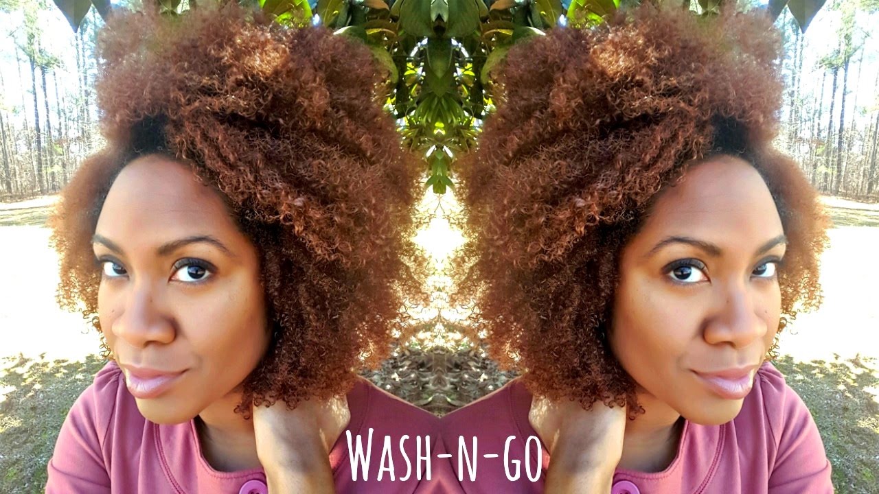 Natural Hair Updated Wash 'N Go | Naturally Michy - YouTube