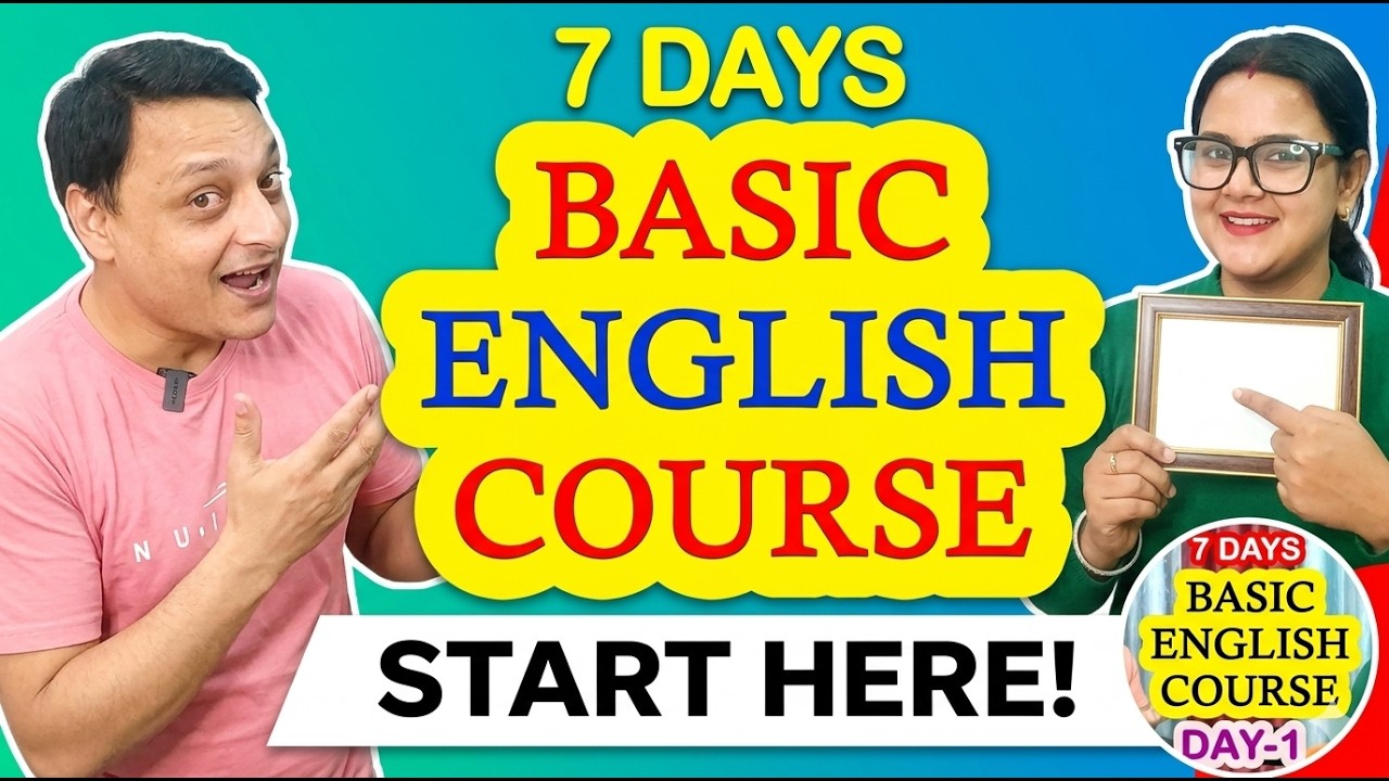 English Speaking Course Day 1: Learn English Fluently for Beginners ...