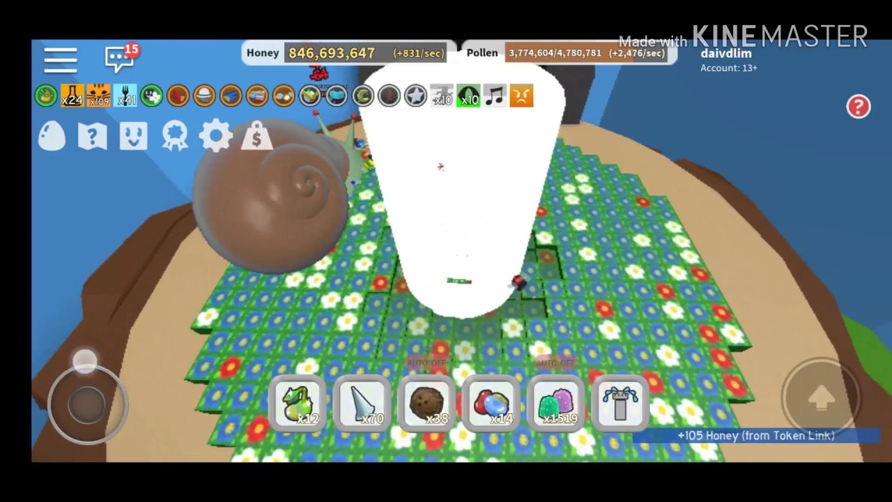 Roblox BSS #6: Defeating Stump snail - YouTube