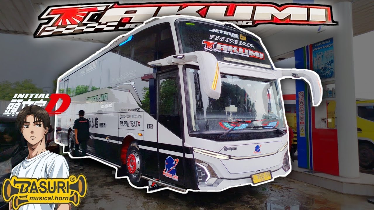 TAKUMI TAMPIL POLOS !! BUS TUNGGAL JAYA TETAP RAMAI FULL BASURI ...
