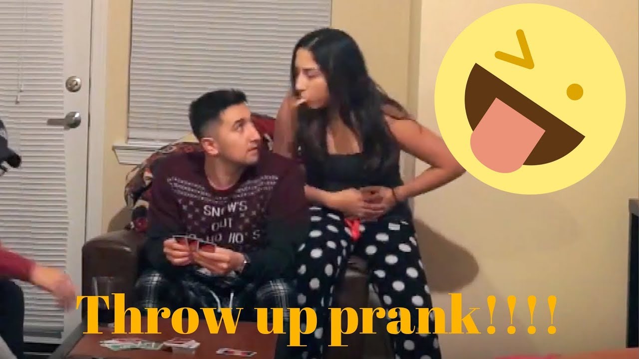 THROW UP PRANK ON SISTER'S BF - YouTube