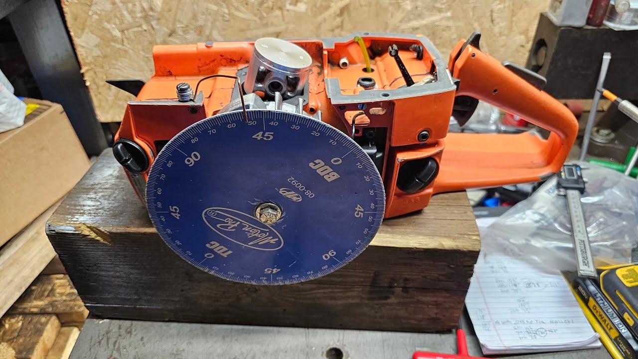 Pt 3 CHAINSAW PORTING 266SE / PREP & SOME LAYOUT - YouTube