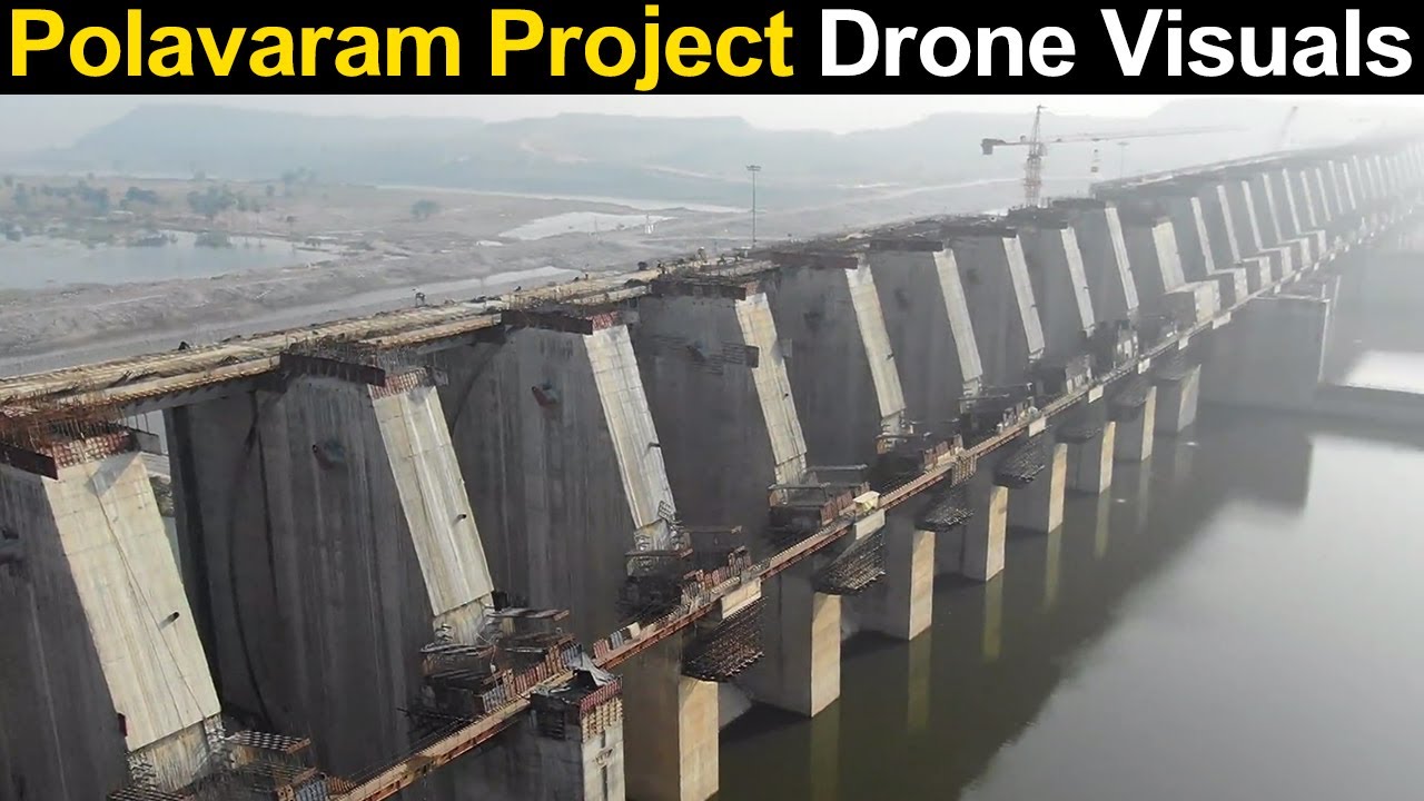 Polavaram Project Latest Drone Visuals | Silver Screen - YouTube